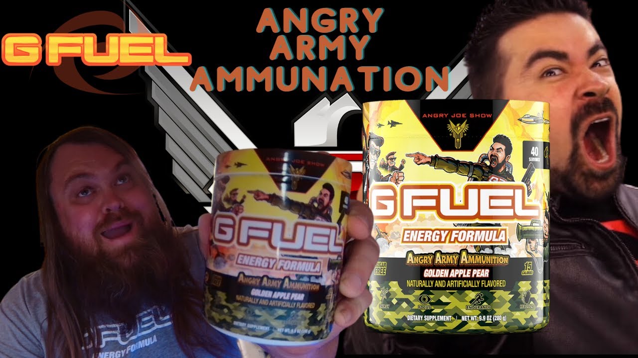 G FUEL: Angry Army Ammunition - Golden Apple Pear - Angry Joe Show ...
