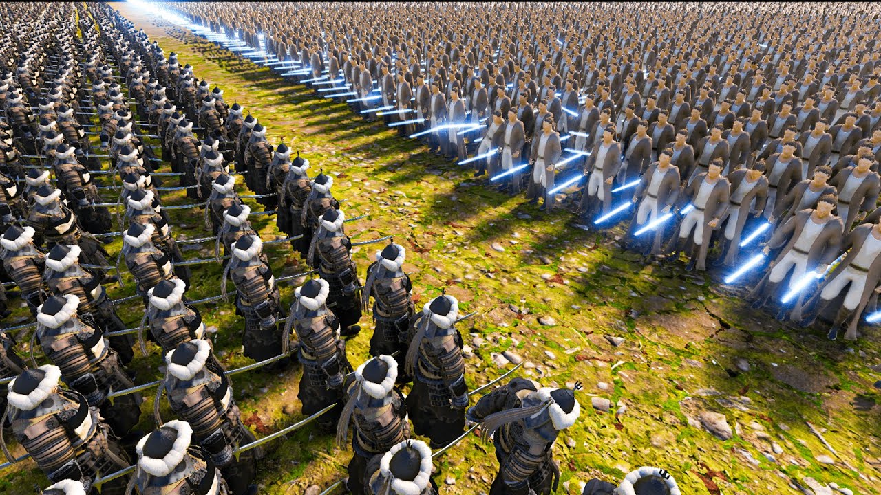 313,666 Laser Knights VS 3,666,313 Mongolian Army - UEBS 2 - YouTube