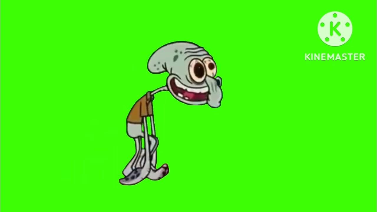Insane Squidward Walking Green Screen V2 - YouTube