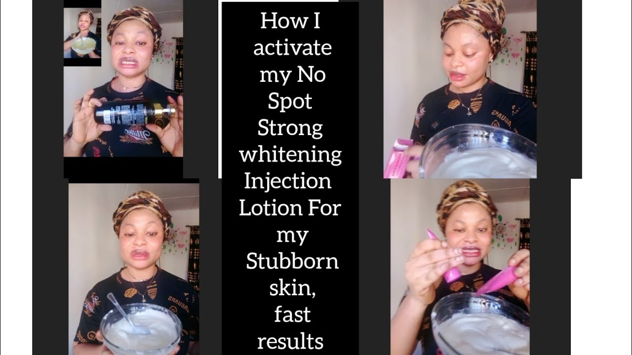 How I activate No Spot Strong whitening Injection Lotion For my ...