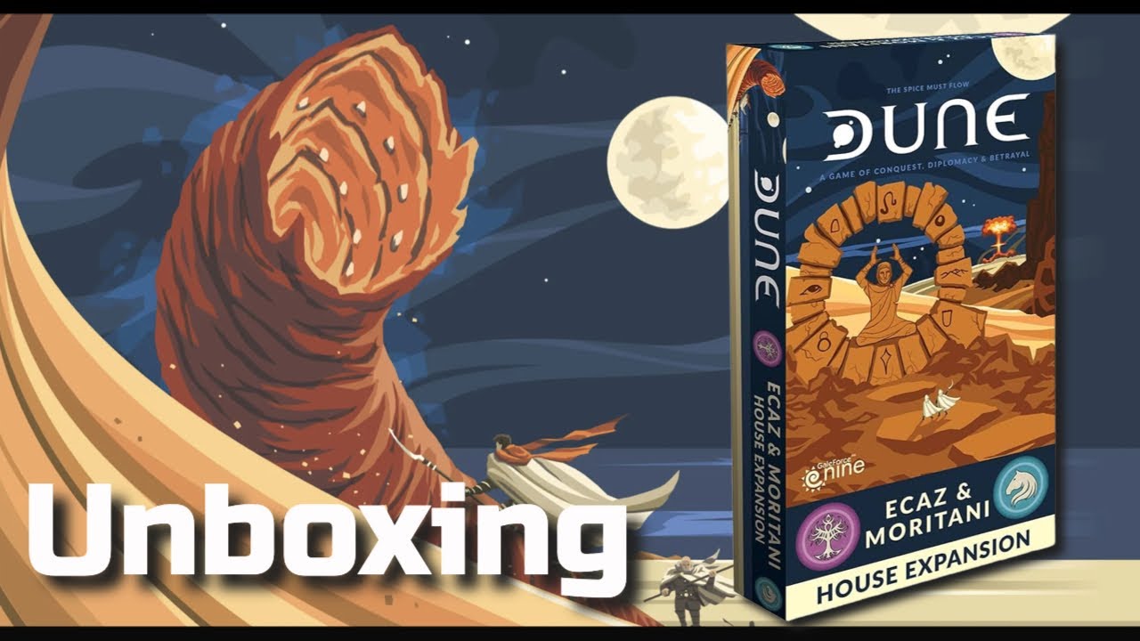Dune - Ecaz & Moritani House Expansion - Gale Force 9 - Unboxing - YouTube
