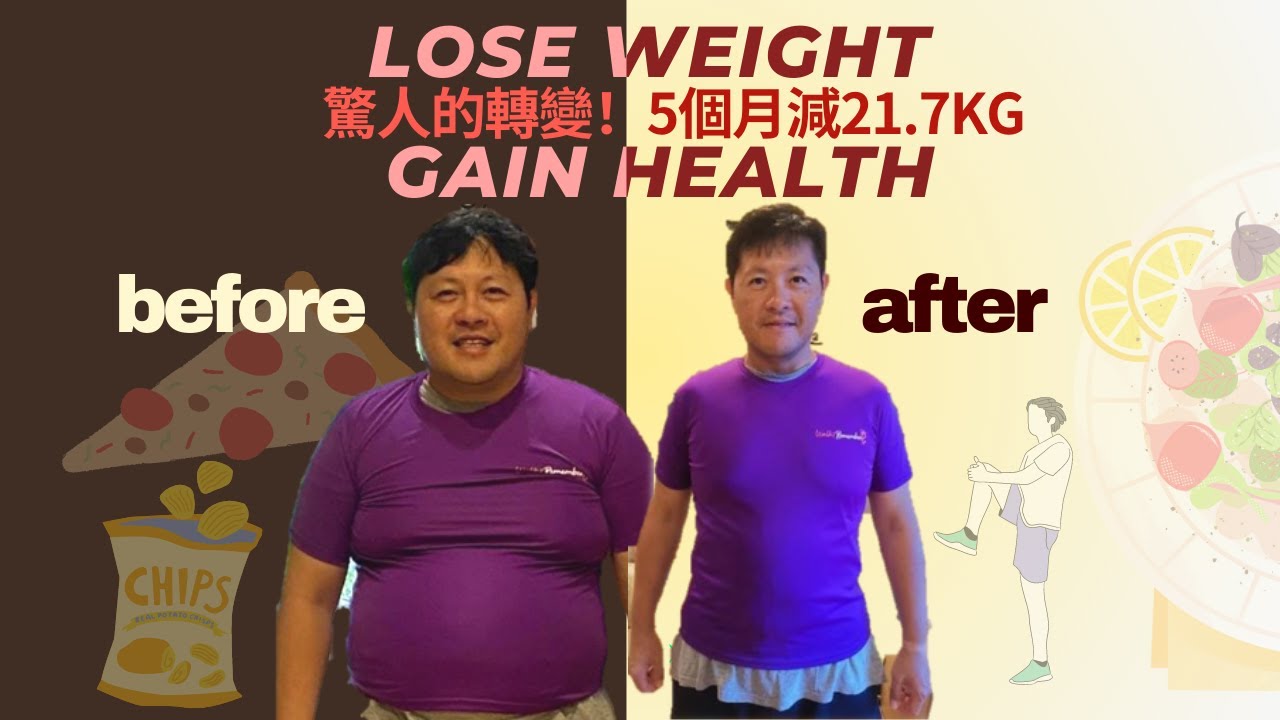 驚人的轉變！5個月減21.7KG 😯 Dr. Chee, the champion of weight loss, lost 21.7kg ...