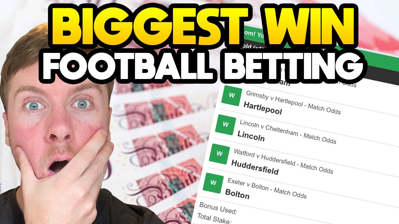 My Biggest Football Bet Win! - YouTube