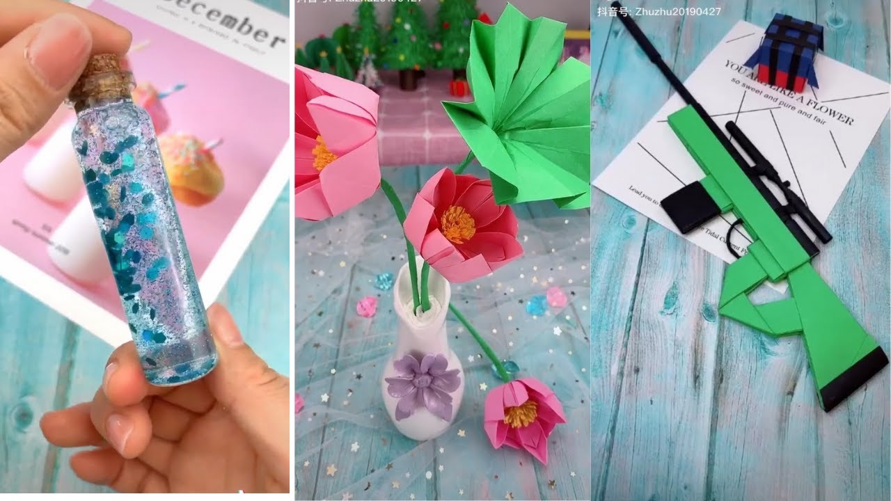 amazing creative idea with paper, origami tik tok compilation part 8 ...