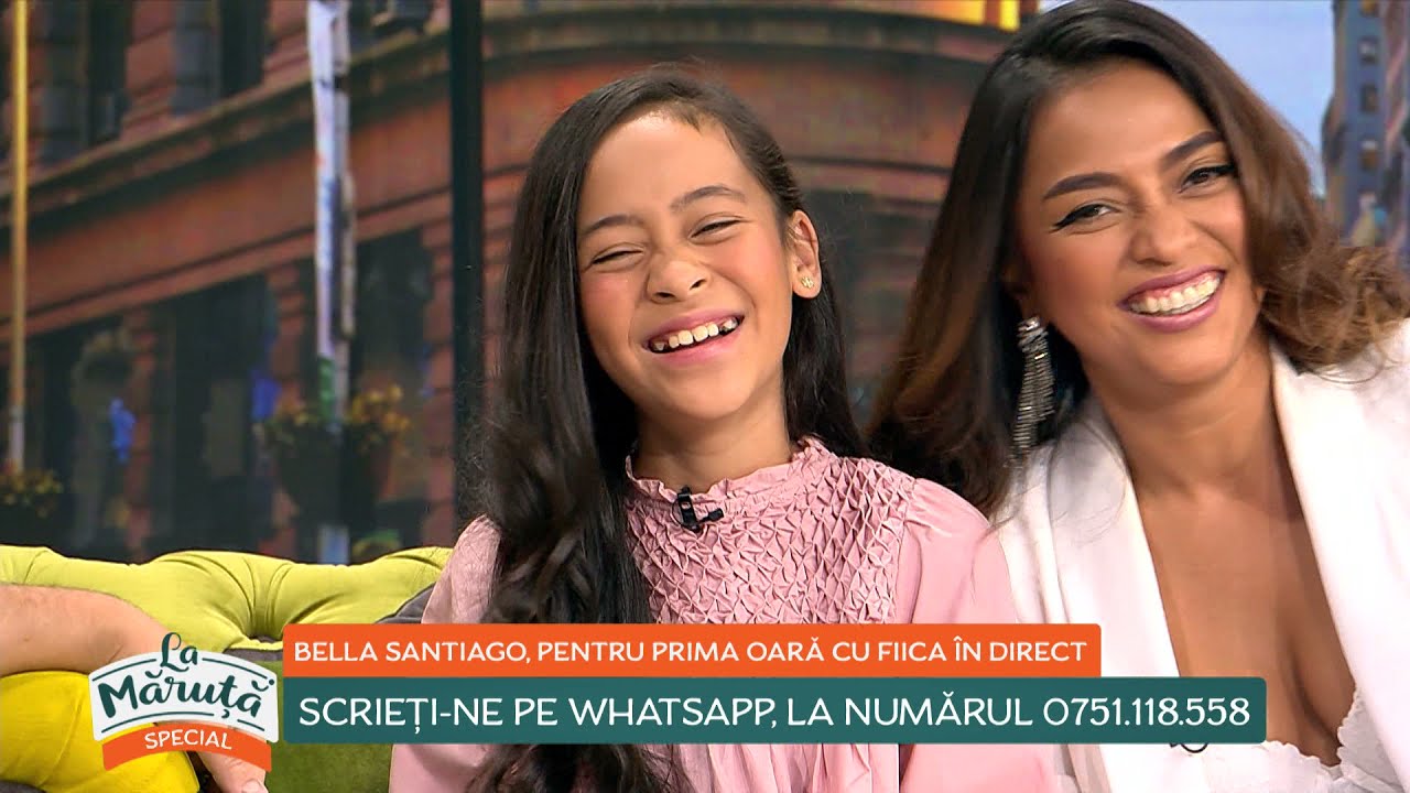 Bella Santiago și fiica sa îl invață pe Măruță filipineză - YouTube