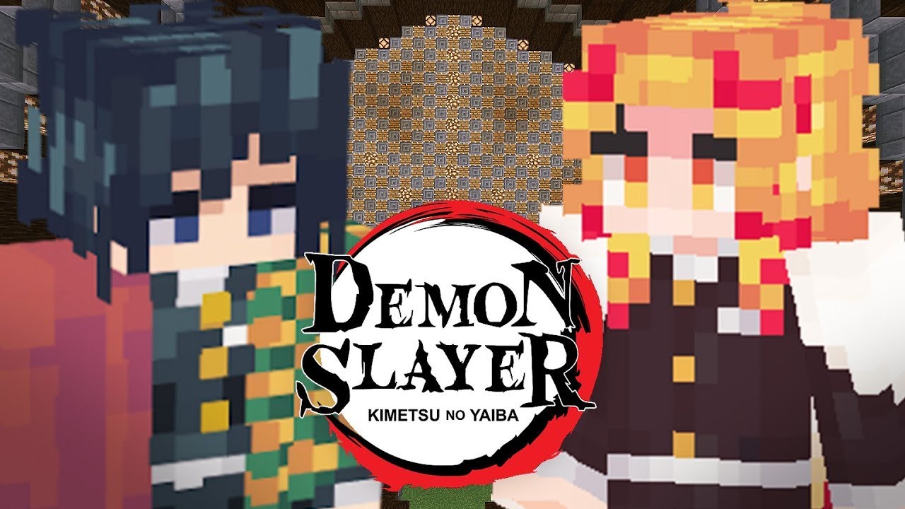 Rengoku And Tomioka VS Gyokko - Minecraft Demon Slayer Mod - YouTube