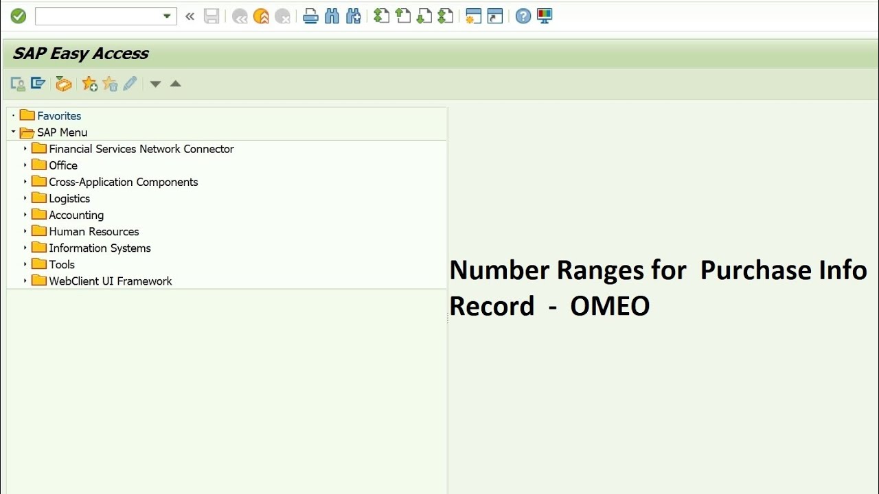 PIR #1 How to create Number ranges for Purchase info record in sap MM ...