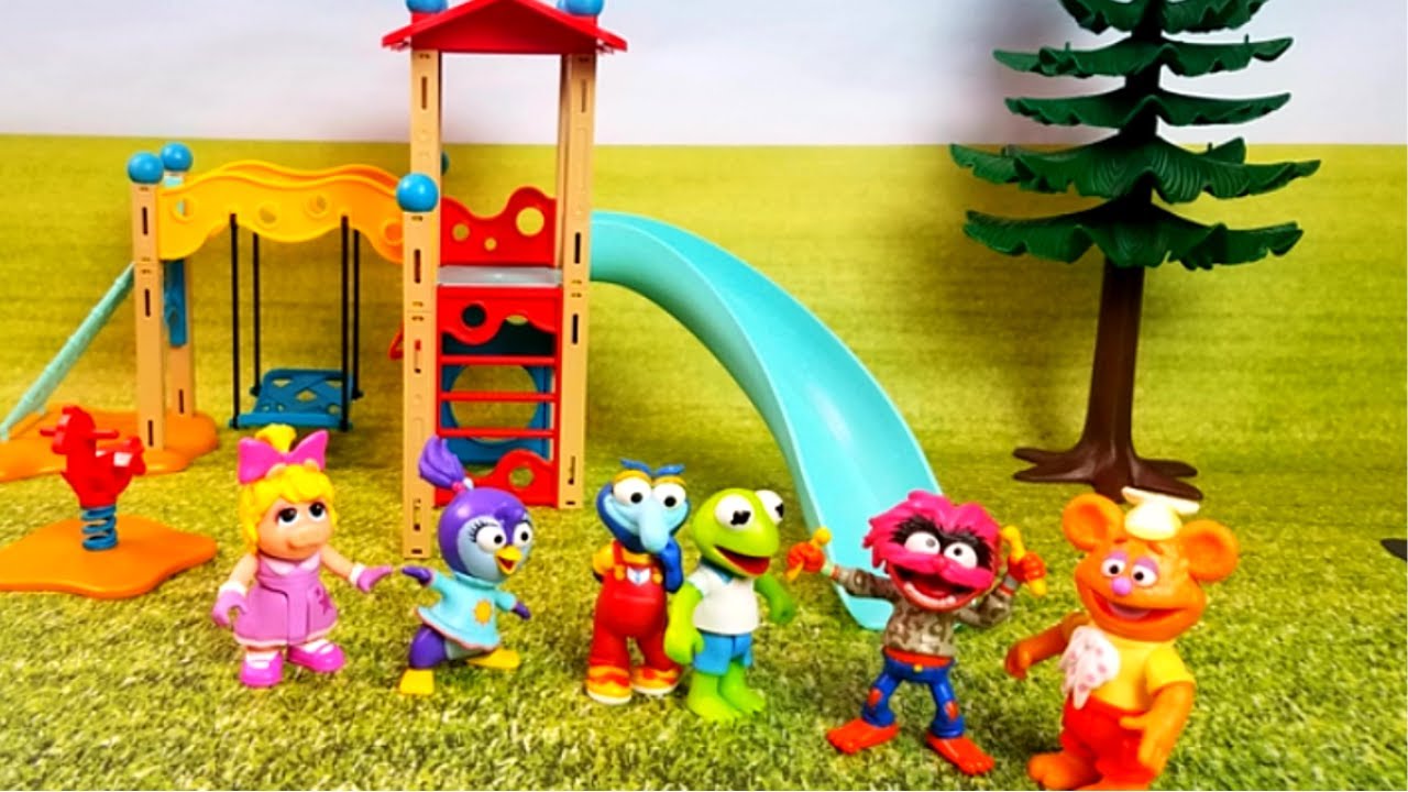 Muppet Babies Play At The Park Miss Piggy Meets Peppa Pig - A Bossy ...