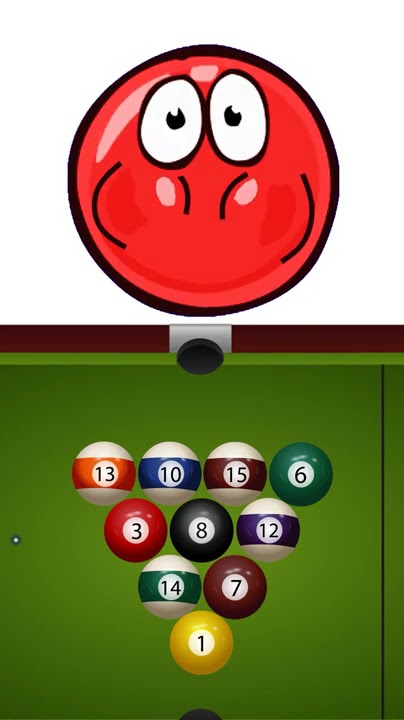 ASMR EDIBLE BALL POLL BILIARDS EATING with RED BALL 4 MUKBANG ANIMATION ...