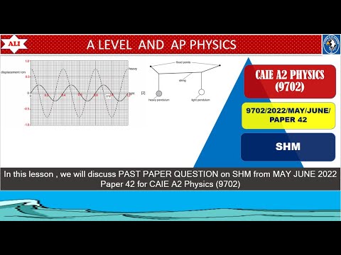 CIE A Level Physics Paper 42 Solution-May June 2022 Paper 42 9702/MJ ...
