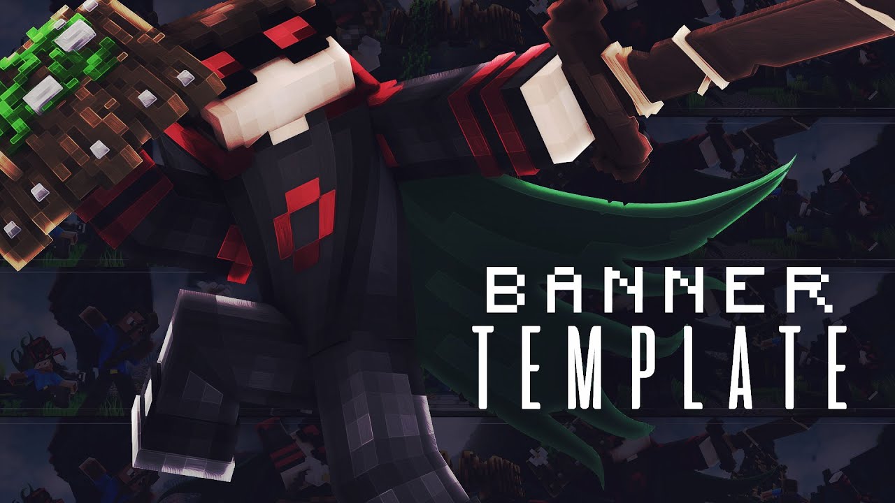 MINECRAFT BANNER TEMPLATE UPDATED FREE Onex YouTube MINECRAFT BANNER TEMPLATE UPDATED FREE Onex YouTube