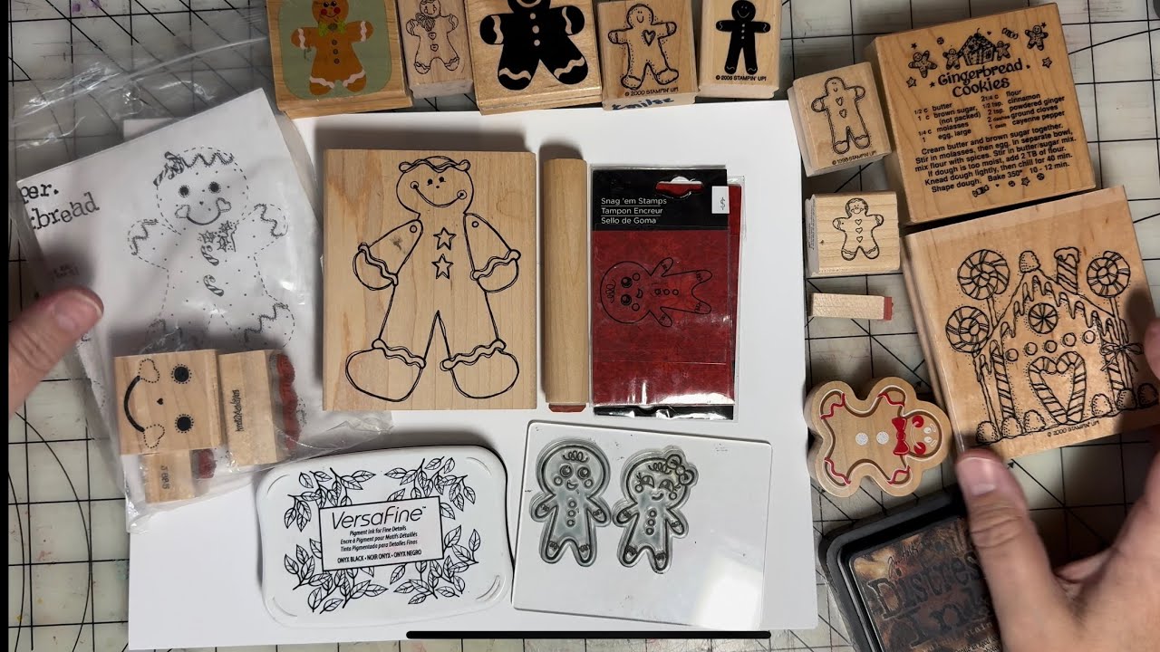 Gingerbread Stamp Collection | #StampingSunday | #StampPlay - YouTube
