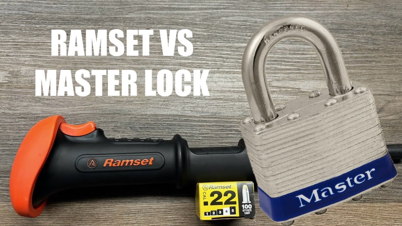 Can You Shoot Open A Master Lock? - YouTube