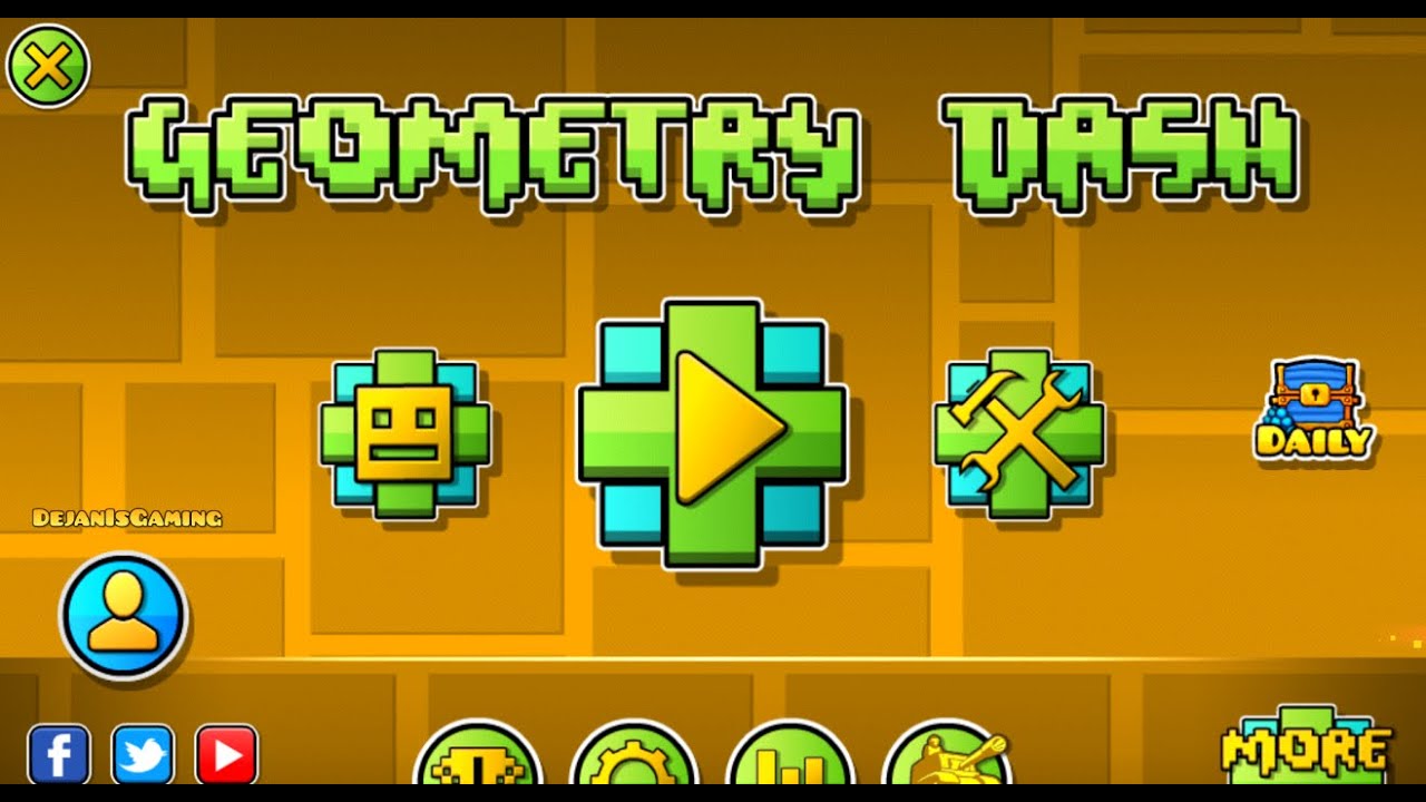 Playing Geometry Dash.Tell me levels in the comment's - YouTube