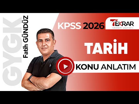 68) Tarih - 19. Yüzyıl Osmanlı Tarihi ( Dağılma Dönemi ) Soru Çözümü - Fatih Gündüz