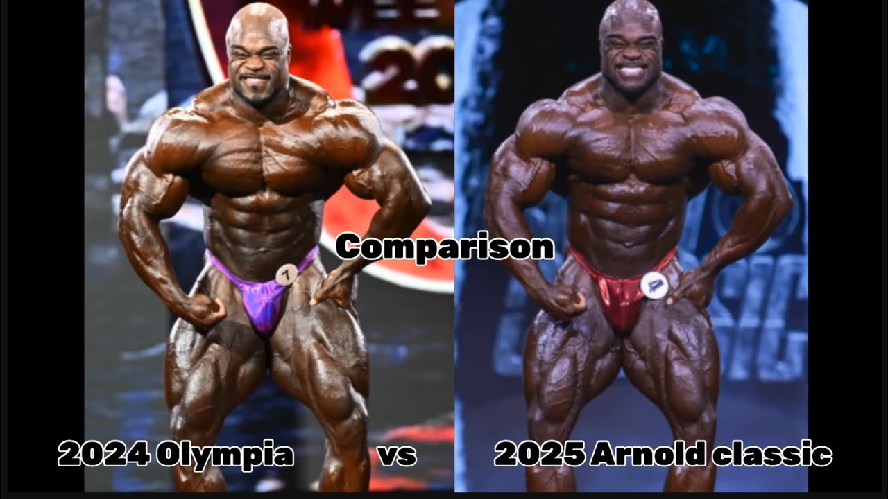 brandon curry at Arnold classic 2025 vs Brandon curry in Mr olympia ...