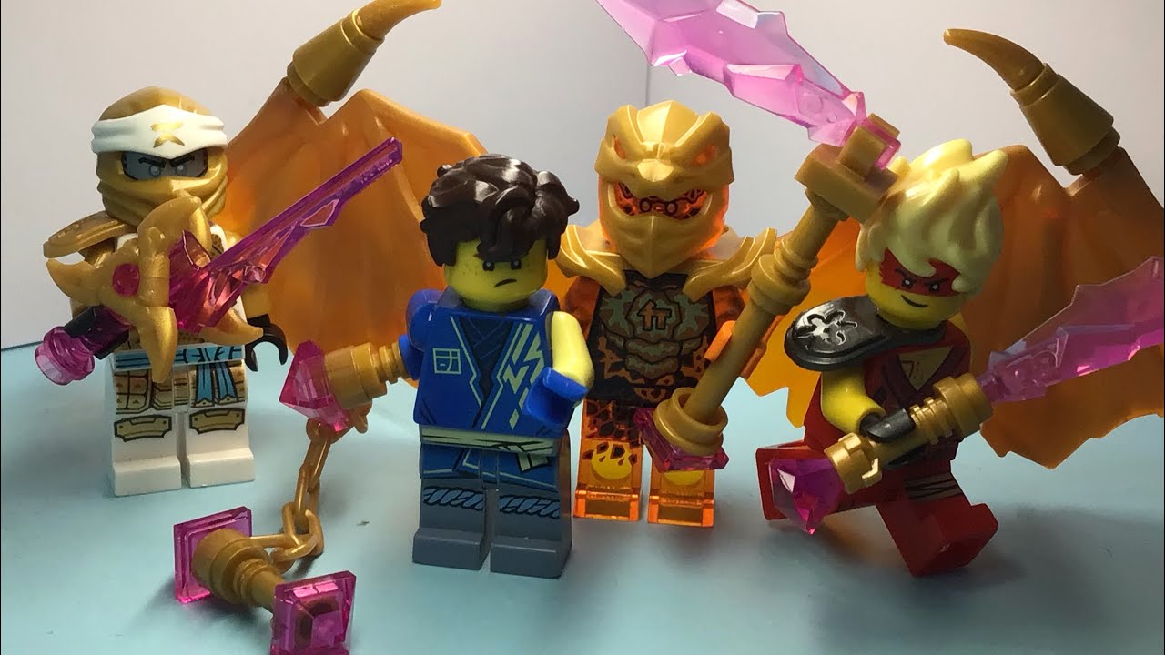 Ninjago:How to make crystallized golden weapons? - YouTube