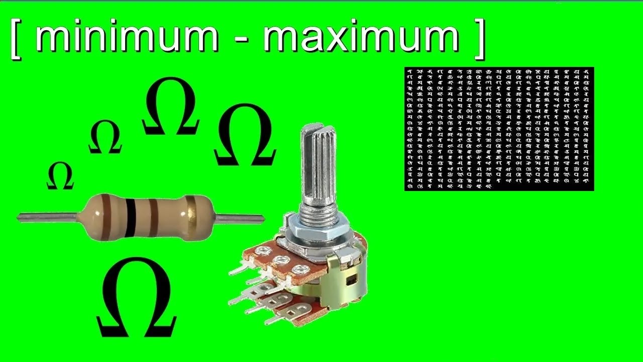 Set resistance range of a potentiometer - Establecer rango de ...