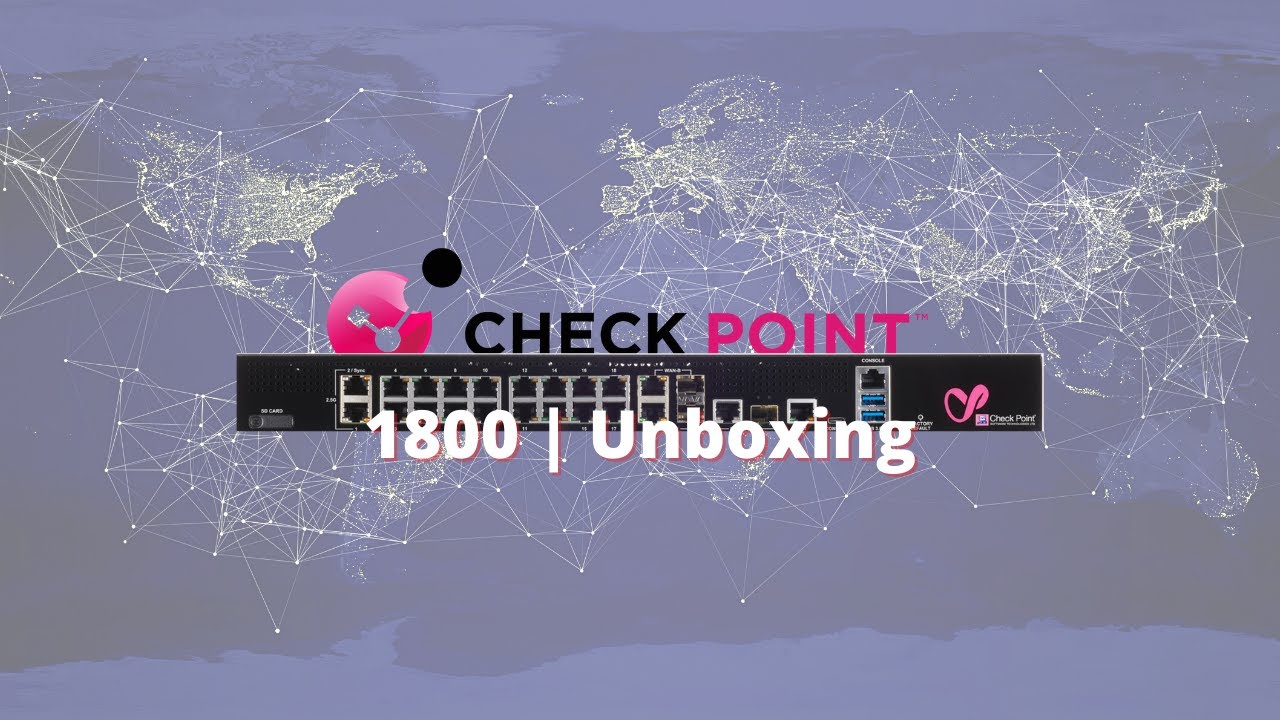 Check Point 1800 Firewall - Unboxing (SMB Firewall) - YouTube
