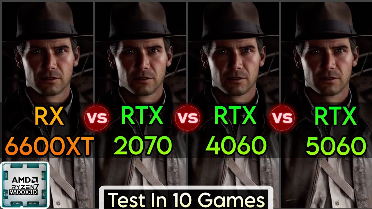 RX 6600 XT vs RTX 2070 vs RTX 4060 vs RTX 5060 - Test In 10 Games ...