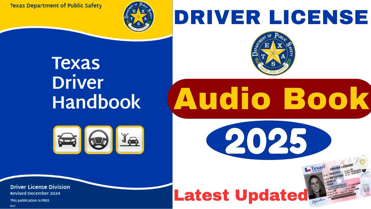 Texas Driver's Handbook 2025 Audio book | Full 14 Chapters | TX Driver ...