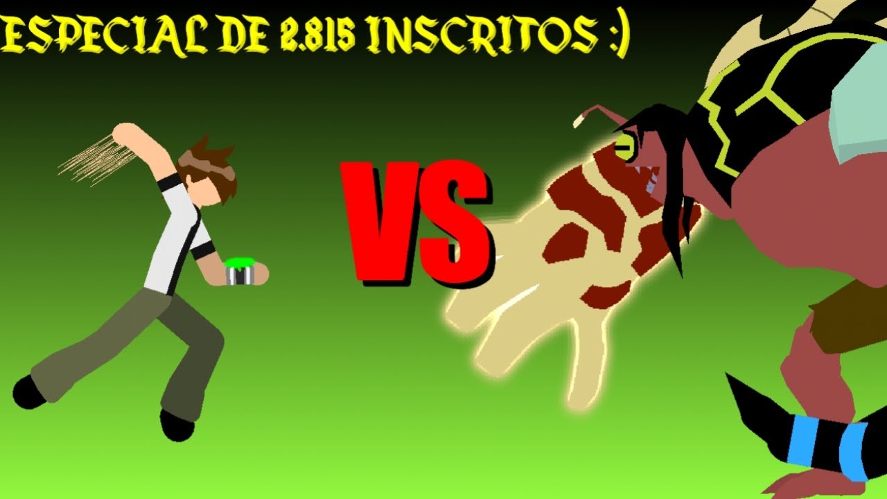 BEN 10 CLASSIC VS KEVIN 11 [STICK NODES] - YouTube