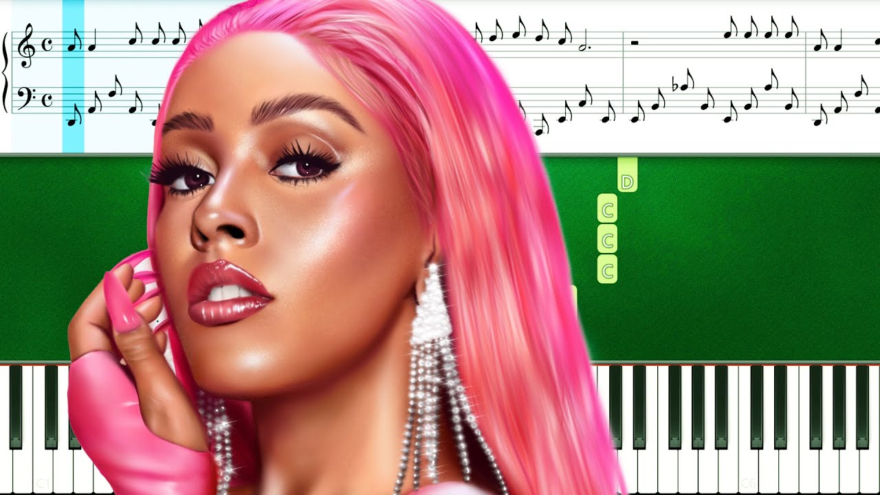 Doja Cat - So High (Piano Tutorial Sheets) - YouTube