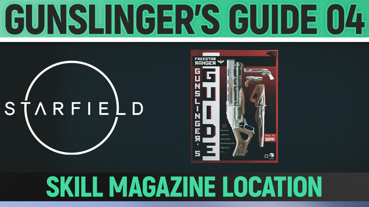 Starfield - Gunslinger's Guide 04 - Skill Magazine Location - YouTube