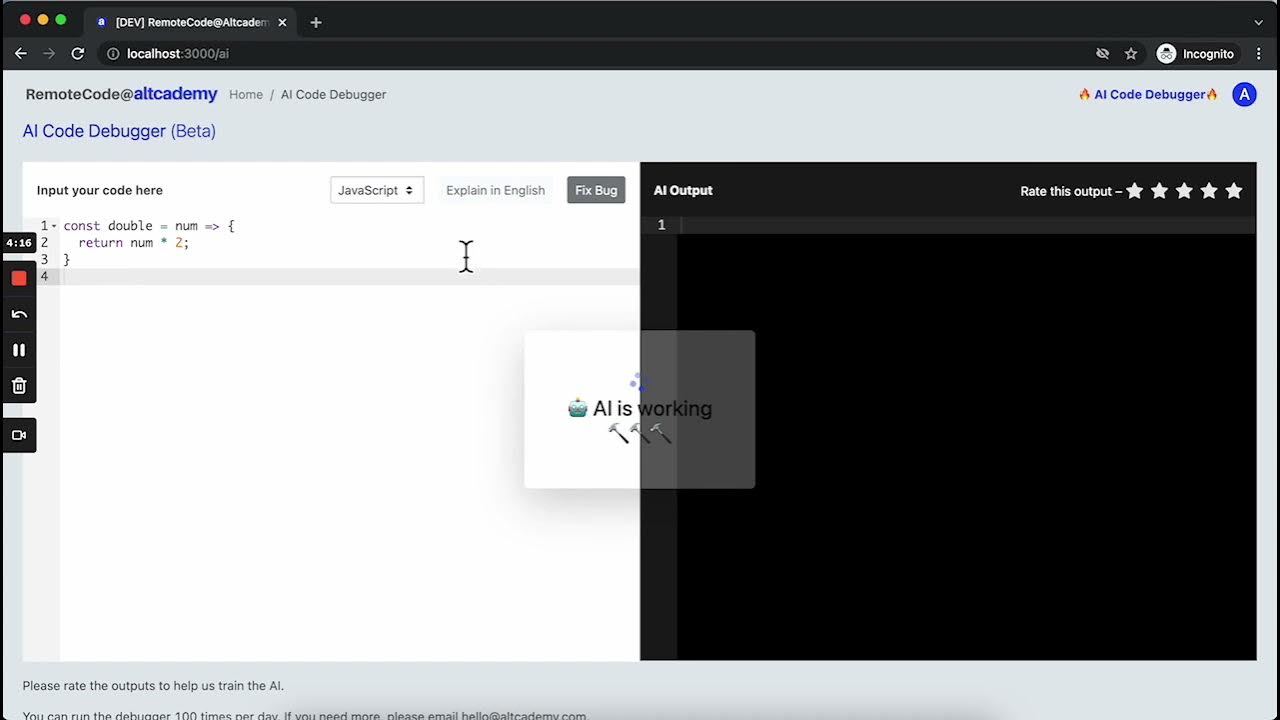 AI Code Debugger by Altcademy - YouTube