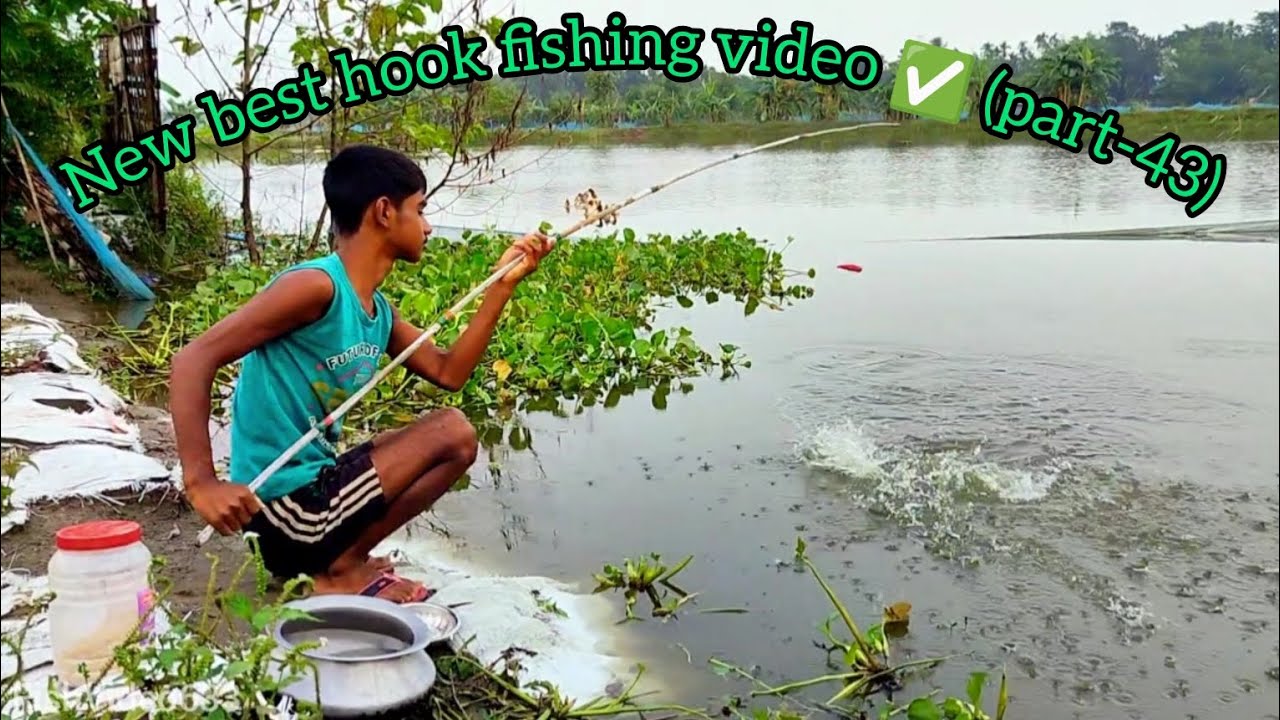 New best hook fishing video (part-43) - YouTube