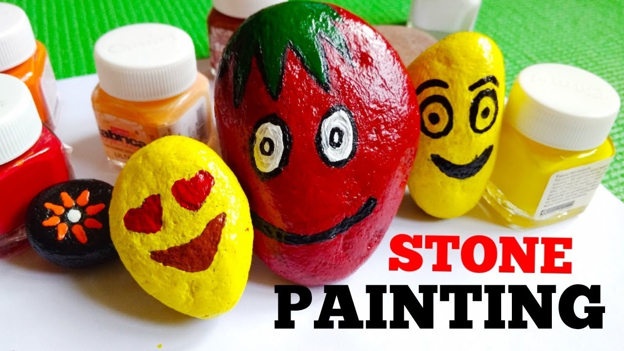 Stone Painting/Rock painting/creative activity for kids/DIY Stone ...