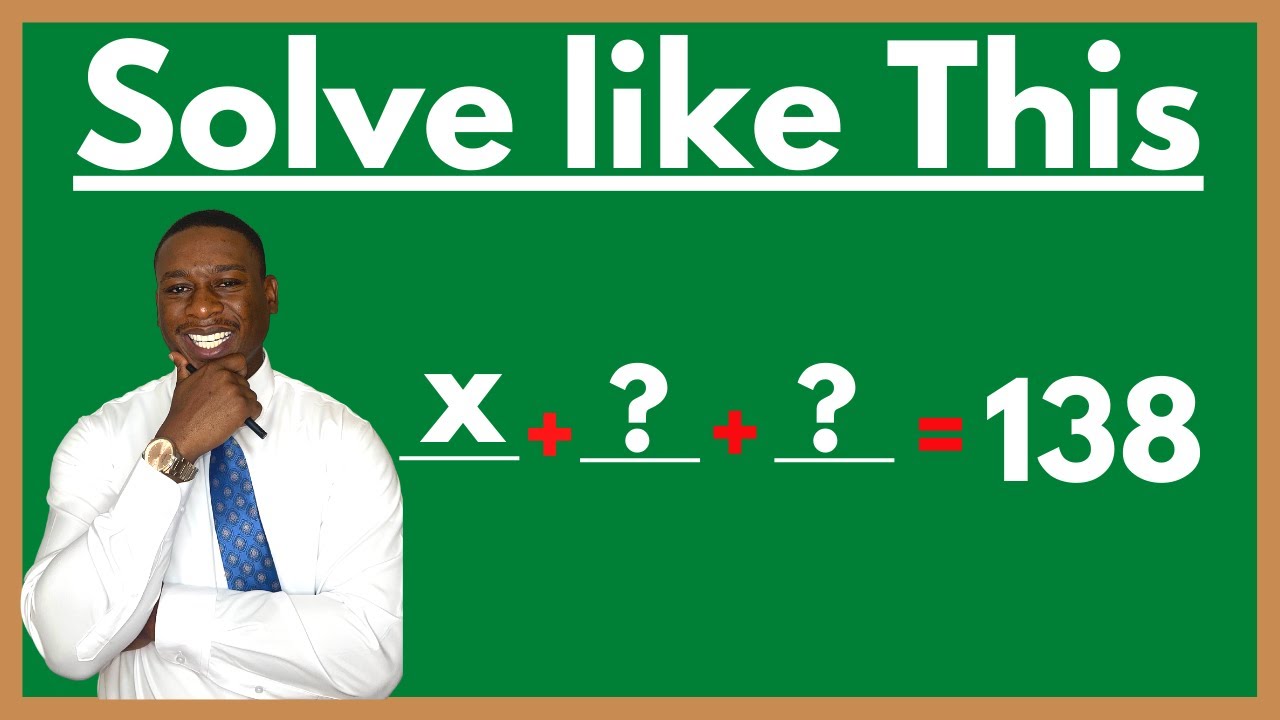 How To Find Solve Consecutive Even Numbers With A Sum Of 138 YouTube How To Find Solve Consecutive Even Numbers With A Sum Of 138 YouTube