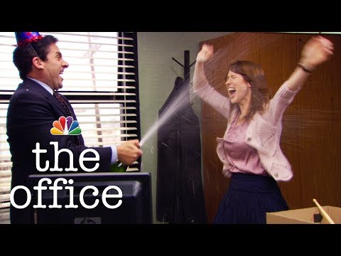 Michael Celebrates Holly Being Single - The Office