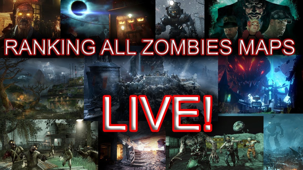 RANKING ALL TREYARCH ZOMBIES MAPS LIVE!!! (I need your help) - YouTube