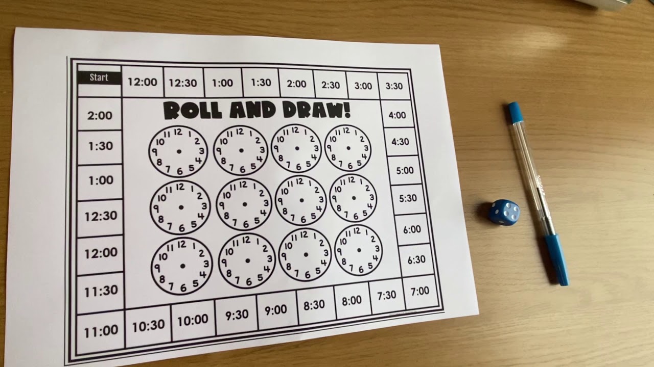 Roll and Draw Worked Example - YouTube