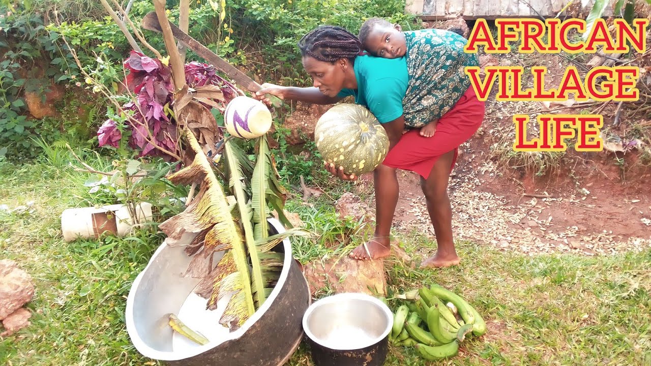 Cooking the most Appetizing Village food for my family//African village ...