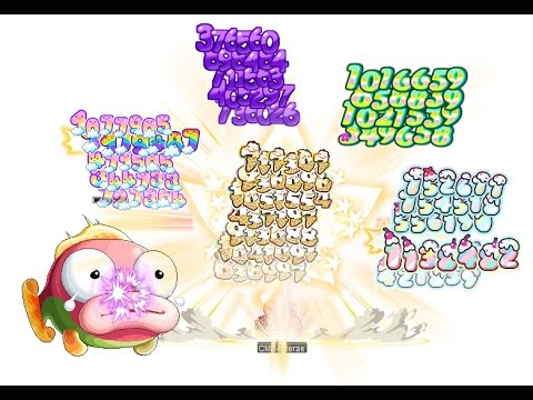 Maplestory GMS - Damage Skin Showcase - YouTube
