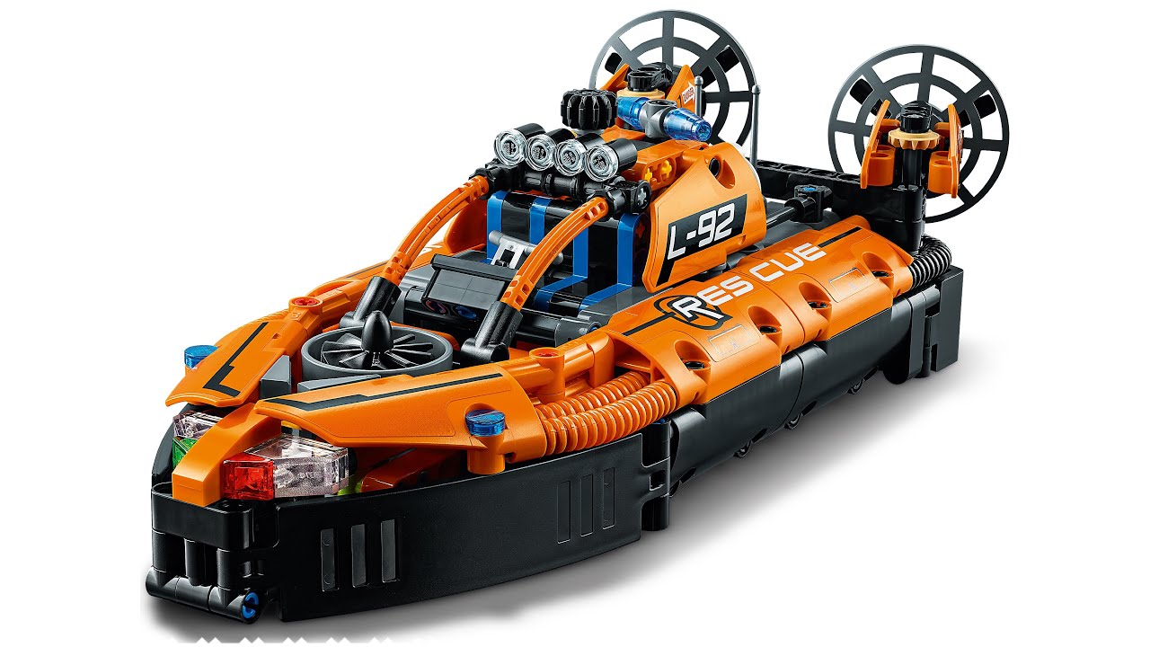 LEGO TECHNIC RESCUE HOVERCRAFT (42120) (457) #speedbuild - YouTube