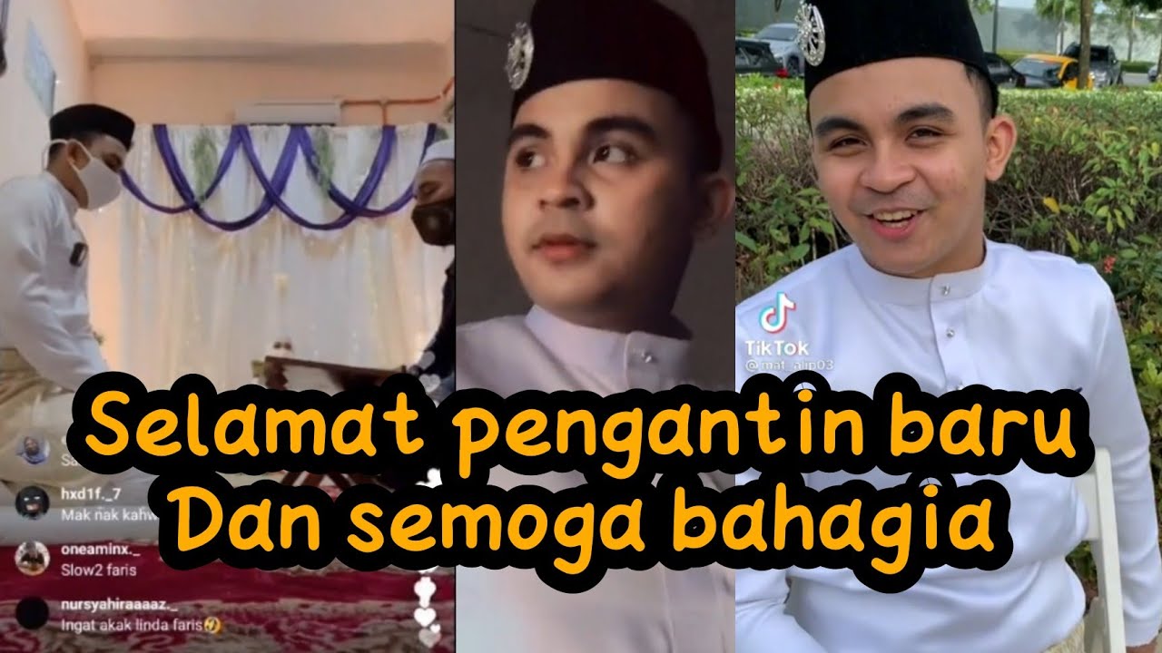 Faris Azri Youtuber Berkahwin!!! Semoga mereka bahagia 🥰 - YouTube