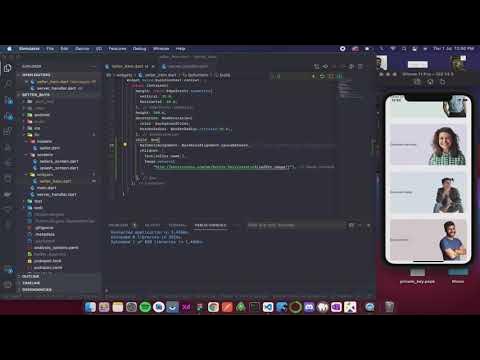 Flutter Shopping App Tutorial 23 - Continue Designing Sellers List in ...