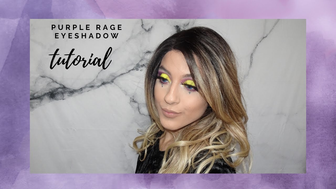 PURPLE RAGE TRANSFORMATION l makeup tutorial - YouTube