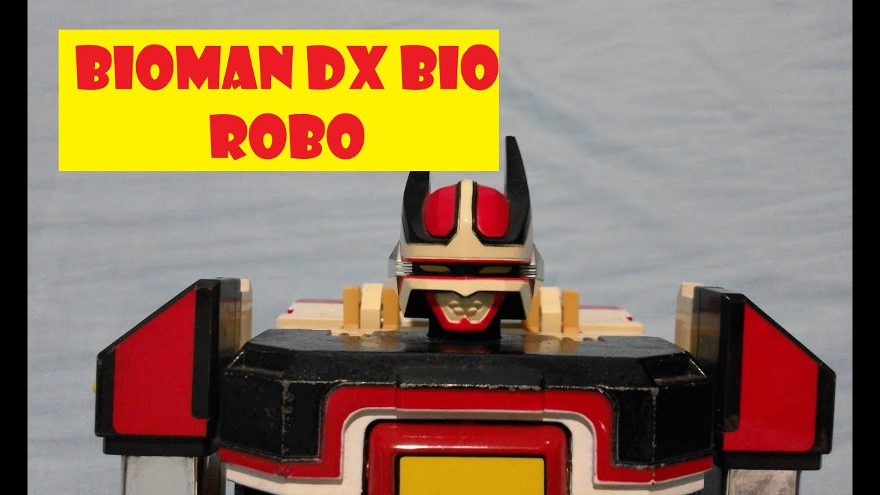 Video 6 Bioman 1984 DX Bio Robo Toy - YouTube