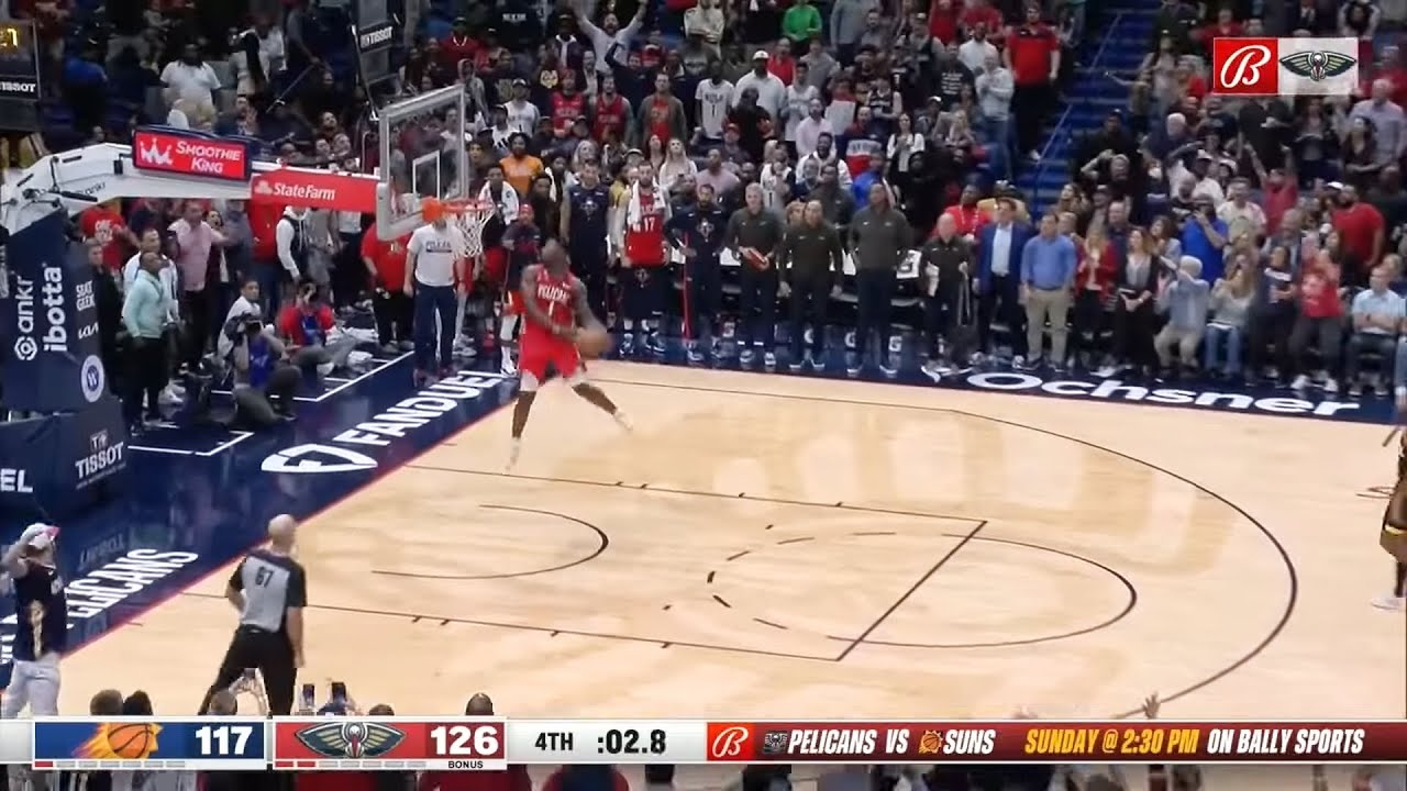 Benches Clear after Zion 360 Windmill and Postgame Interview Pelicans ...