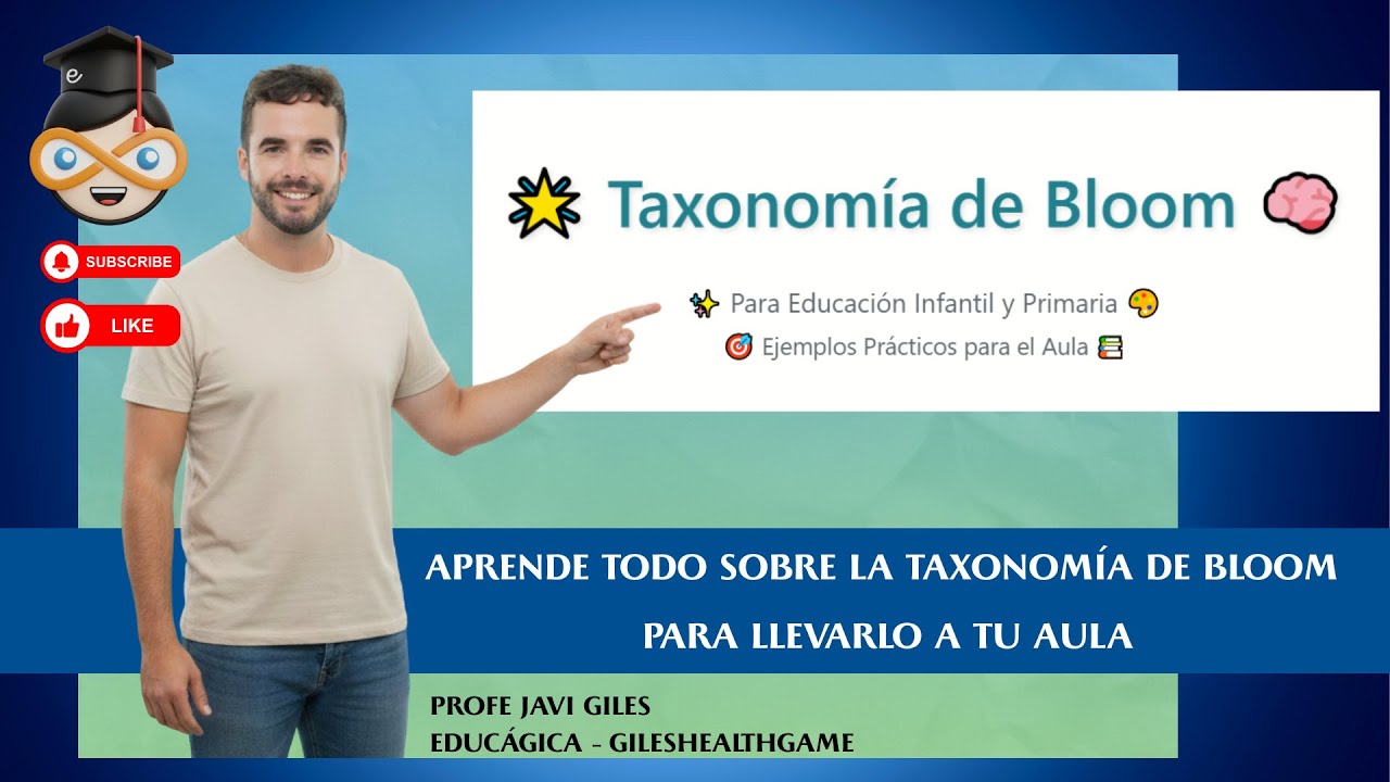 Taxonomía de Bloom para tu aula - Infantil y primaria - YouTube