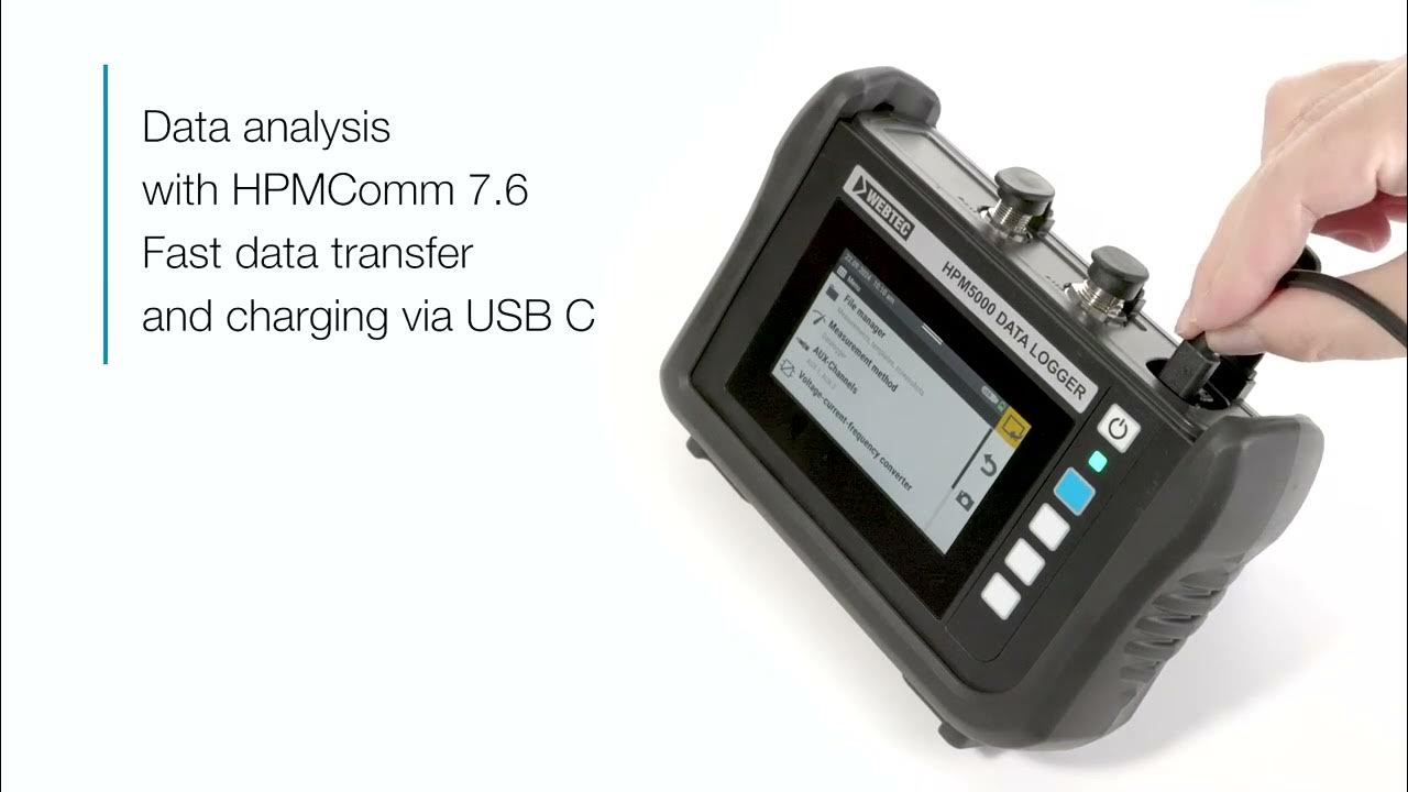 HPM5000 Hydraulic data logger - YouTube