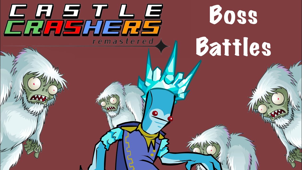 Castle Crashers Remastered Boss Battles: Frost King - YouTube