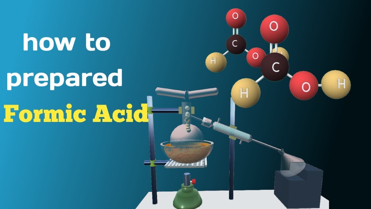 How to prepared formic acid in laboratory| formic acid formula |science ...