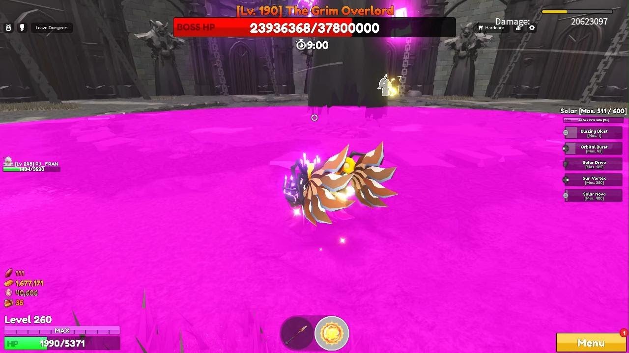 Solar Reaper raid solo Elemental dungeon - YouTube