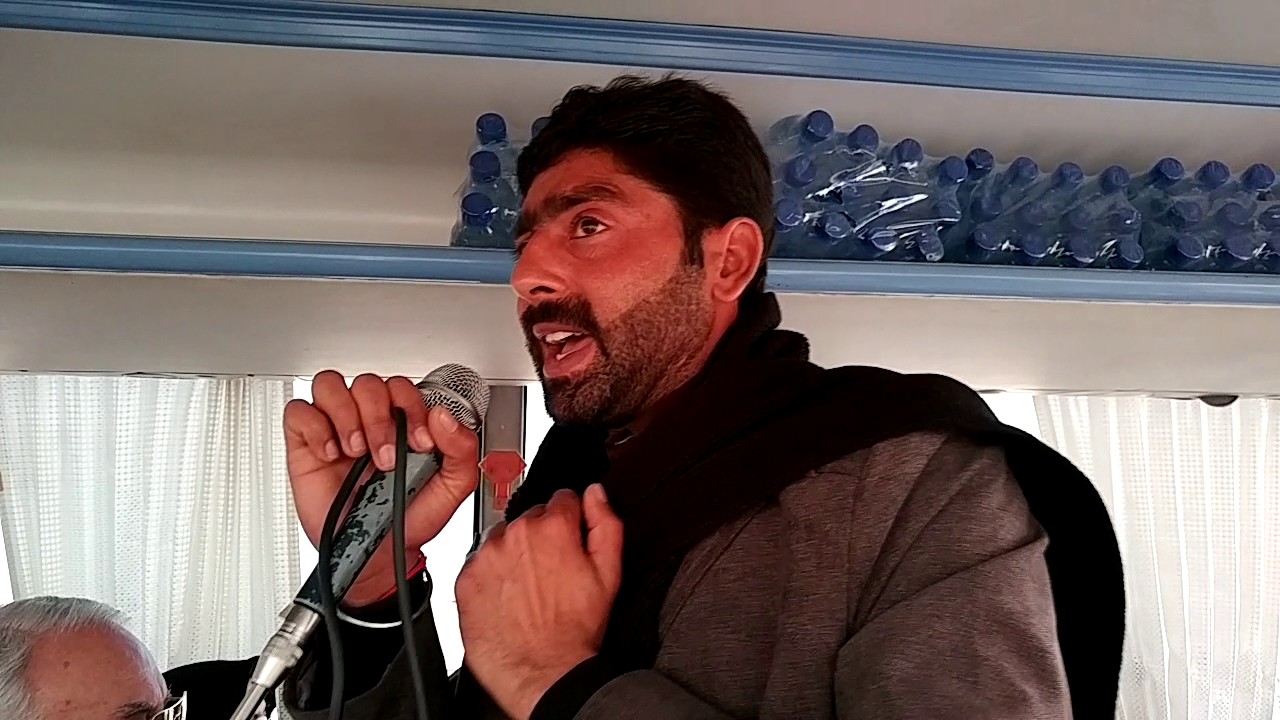 Zakir Mudassar Zaffar reciting in bus on way to Jamkaran Iran 1/3/2017 ...