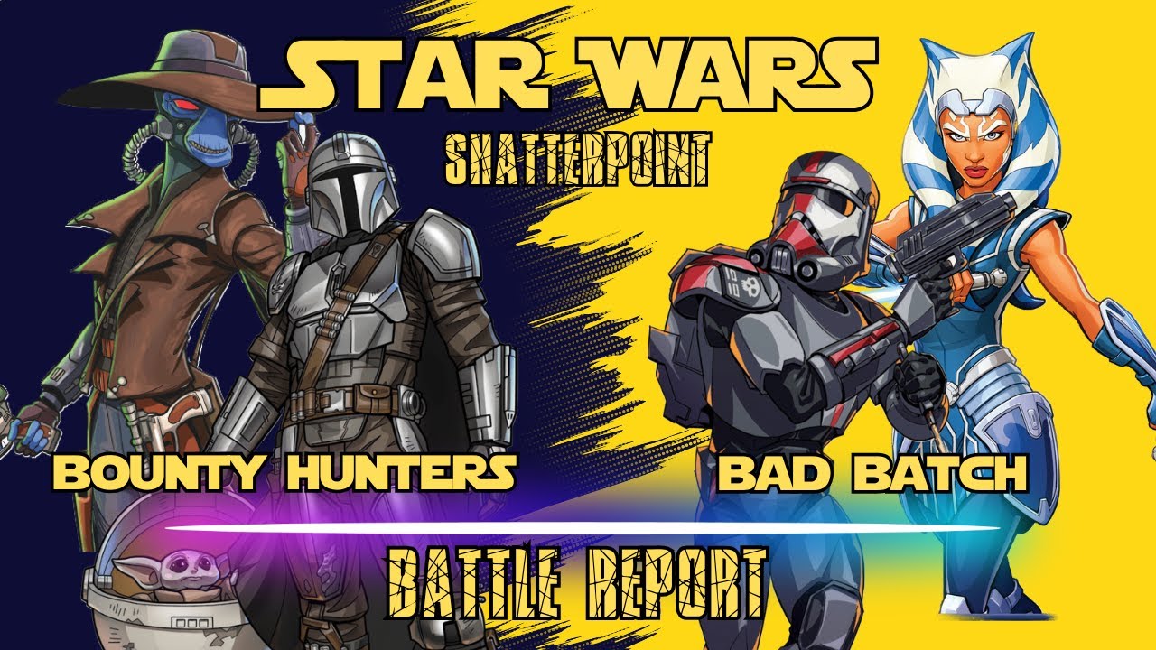 Star Wars Shatterpoint Battle Report Bounty Hunters vs Bad Batch S03E25 ...